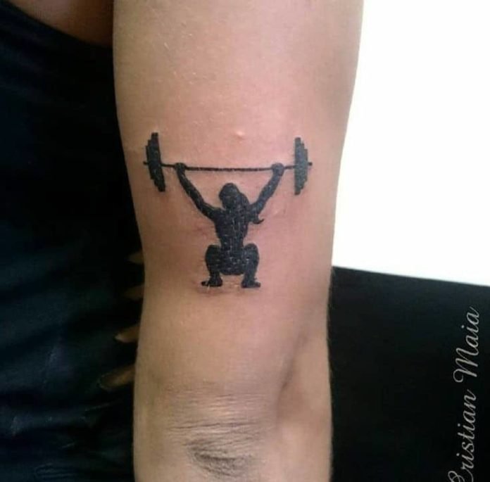 BFF matching tattoo ideas for gym partners